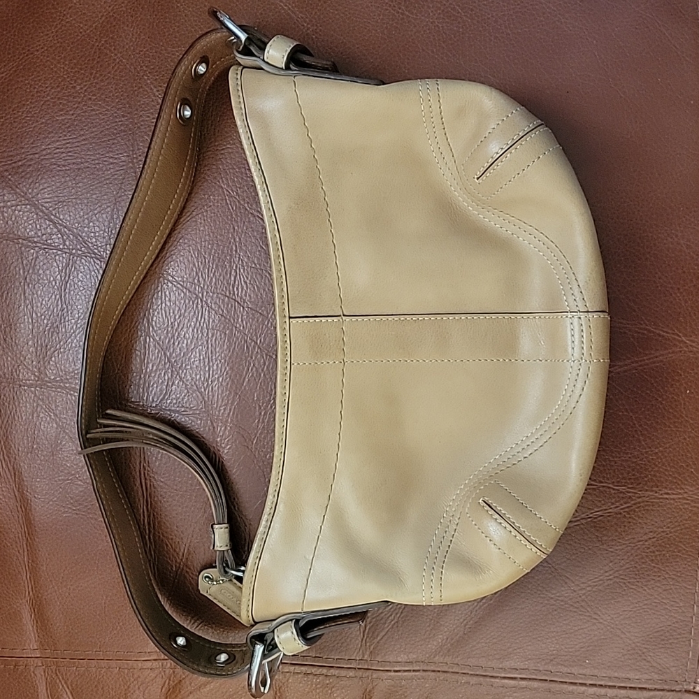 Coach Boho Tan Leather Bag - Gem